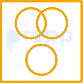 Select the Venn diagram that best illustrates the relationship between ...