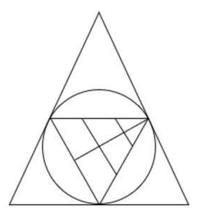 How many triangles are there in the given figure?