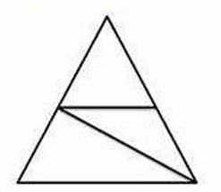 How many triangles are there in the given figure?