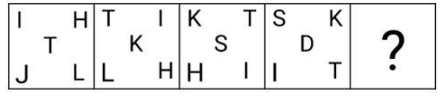 Identify the option figure that when put in place