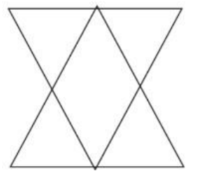 Find the number of triangles in the given figure: