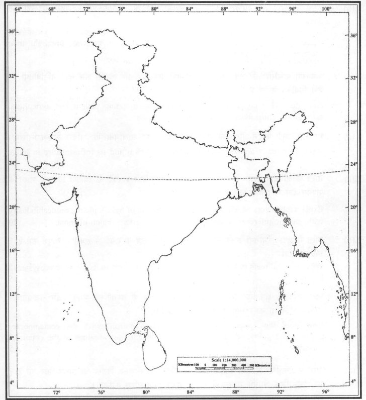 On the outline map of India provided to you, mark the location of all ...