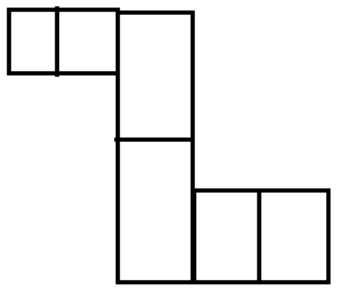 What is the number of rectangles in the given figure?