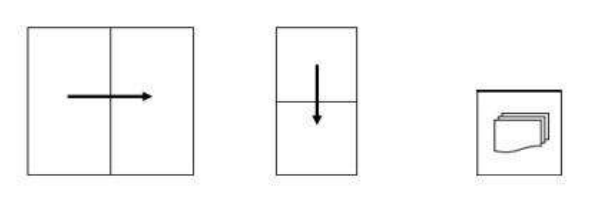 A paper is folded and cut as shown below. How will