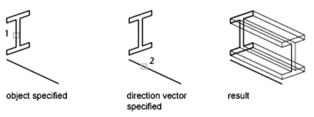 The command employed in AutoCAD® to create a mesh from a line or curve ...